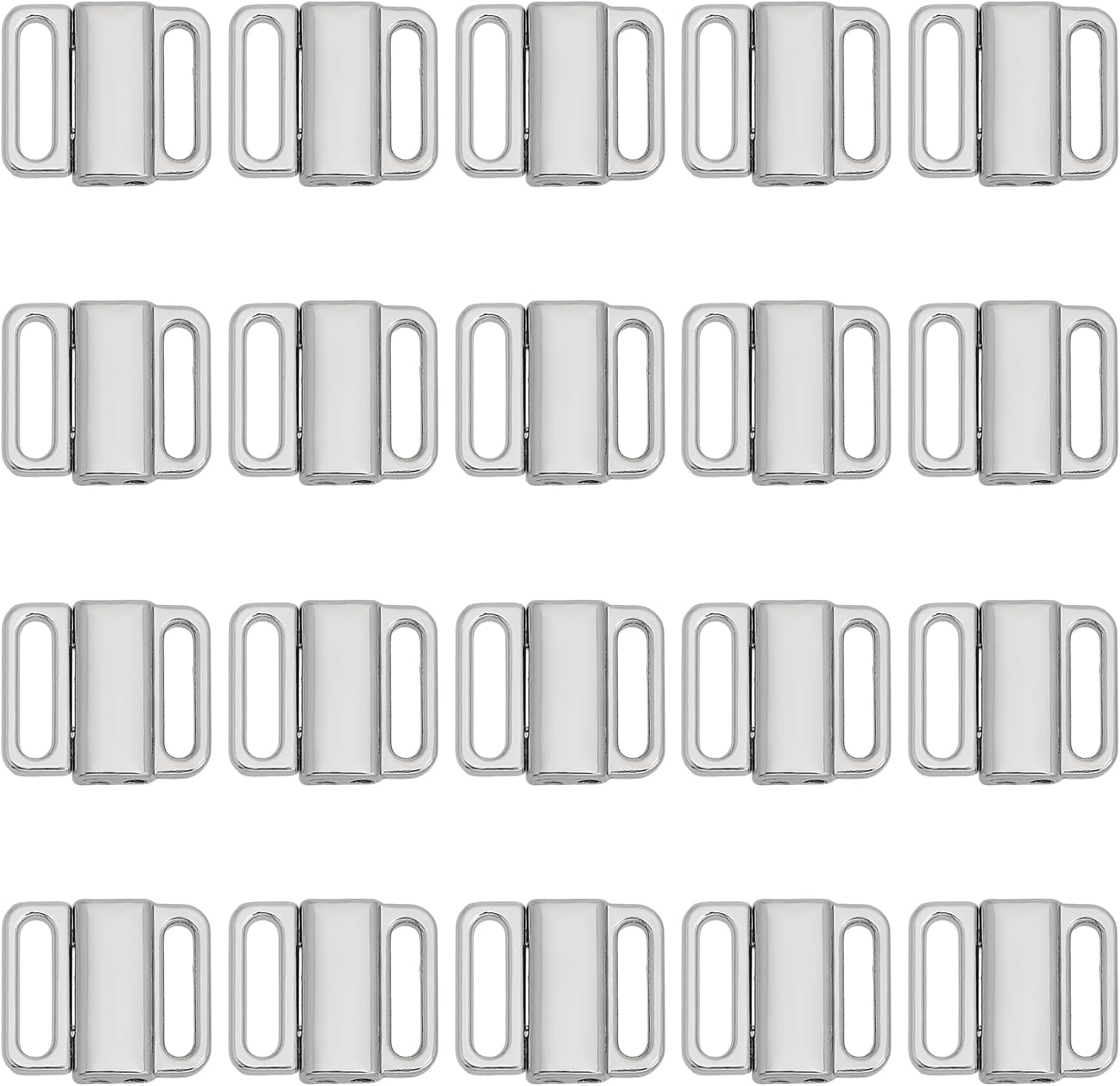 20Sets Metal Bra Strap Hooks Bathing Suit Replacement Clasps Alloy ...