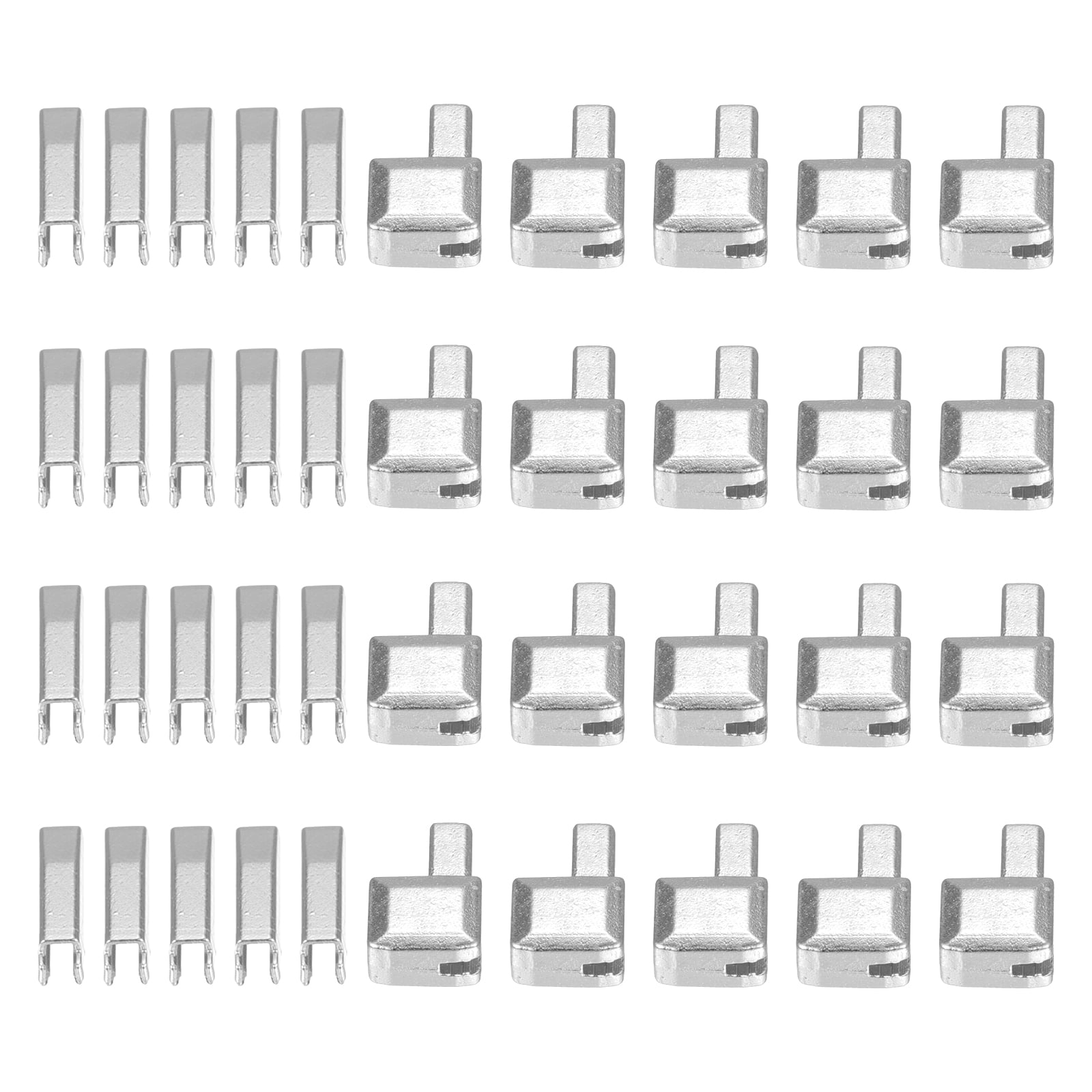 20Sets Zipper Repair Kits, #3 Retainers Box & Insertion Pins for ...