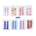 20Sheet Full-Cover Gradient Wraps Nail Polish Stickers with Manicure ...