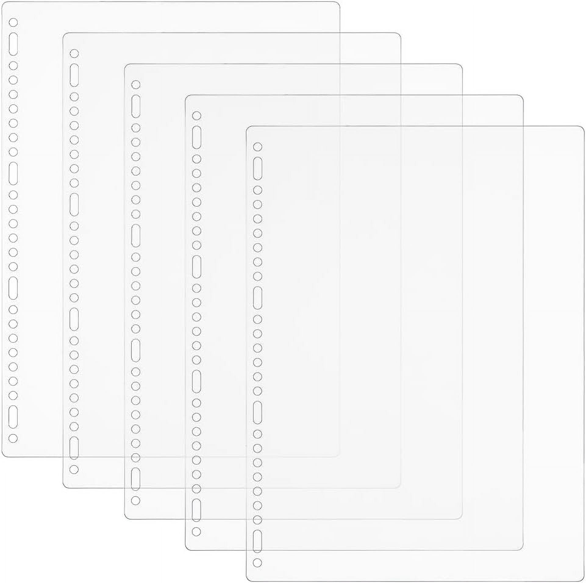 20Sheets A4 Binder Planner Dividers PP Plastic Clear Binder Dividers ...