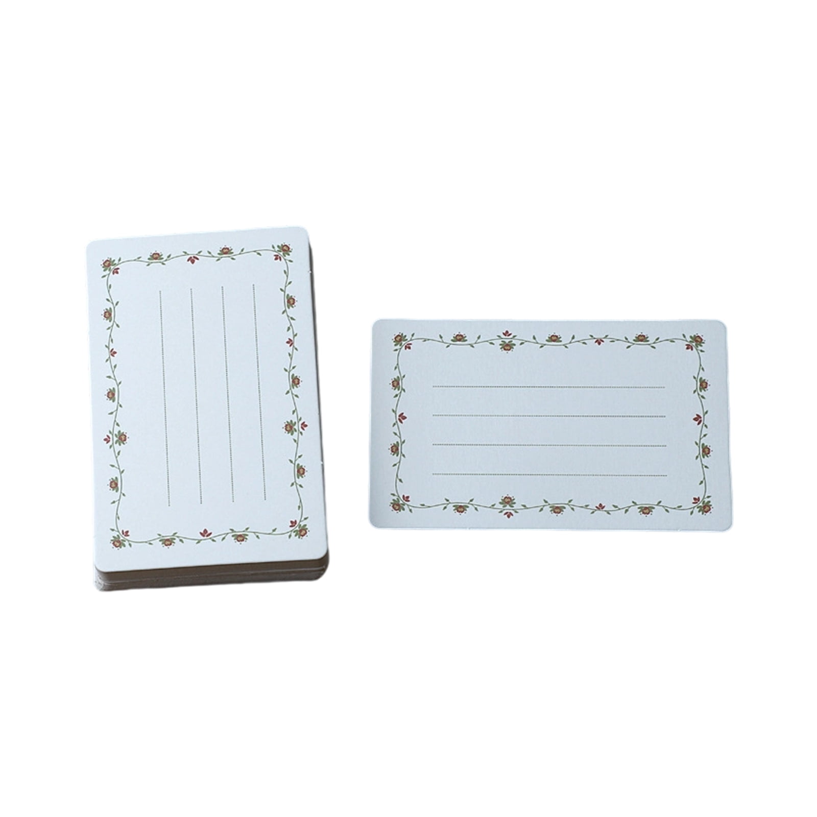 20Sheets Art Cards 2.24x3.54Inch Flower Print Note Card For Drawing ...