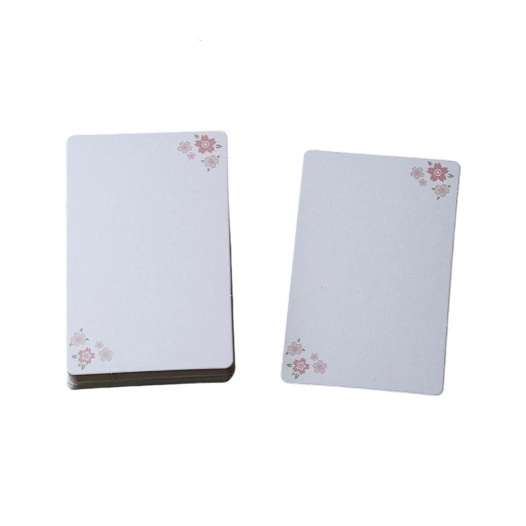 20Sheets Craft Cards 2.24x3.54Inch Study Note Cards Unlined For Wedding ...