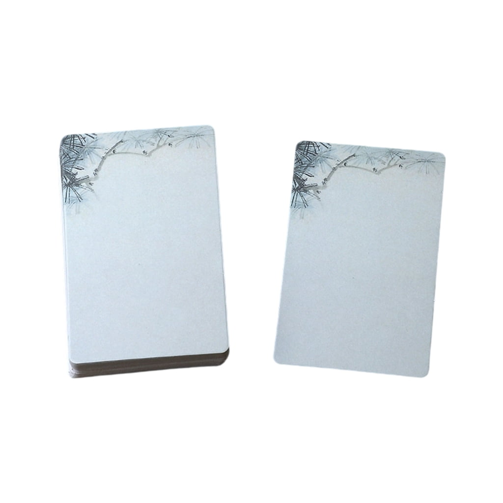 20Sheets Unlined Drawing Paper Cards 2.24x3.54Inch Note Cards For Art ...