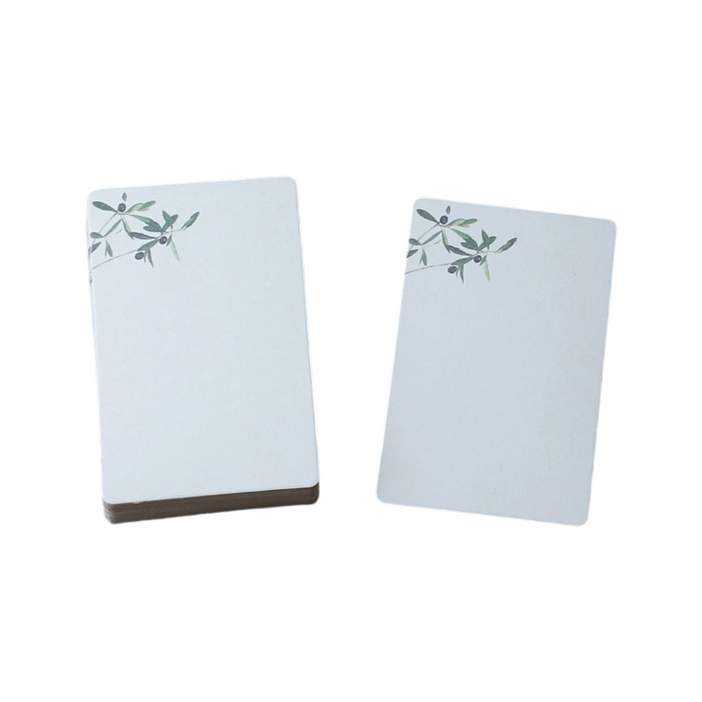 20Sheets Unlined Paper Cards 2.24x3.54Inch Note Card For Art Craft ...