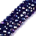 20Strand Electroplate Glass Beads Strands AB Color Plated Faceted ...