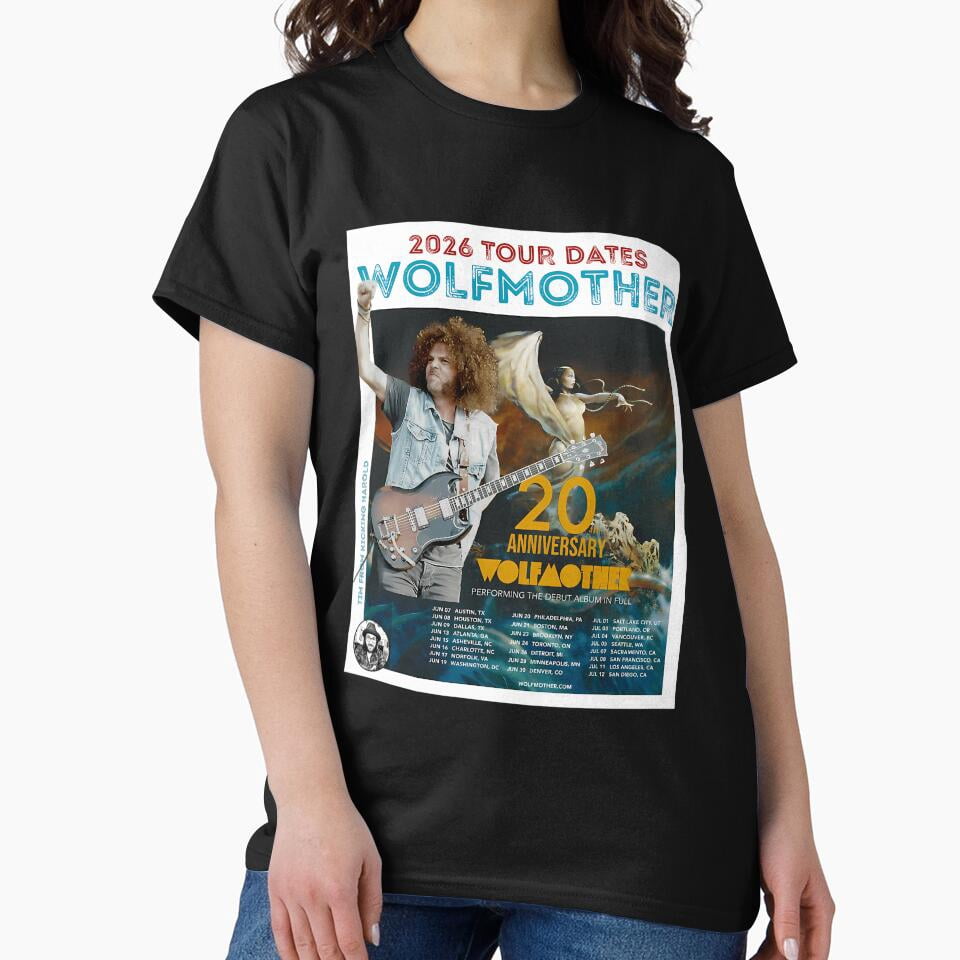 20Th Anniversary Wolfmother Tour Anyaran Hard T-Shirt - Walmart.com