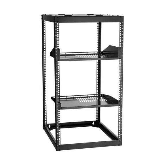20U Open Frame Server Rack, 23in Depth - Wall Mount/Floor Standing ...