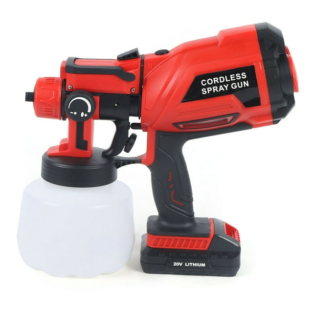 20V 1200ml LED High Pressure Paint Sprayer, Airless Handheld Electric ...