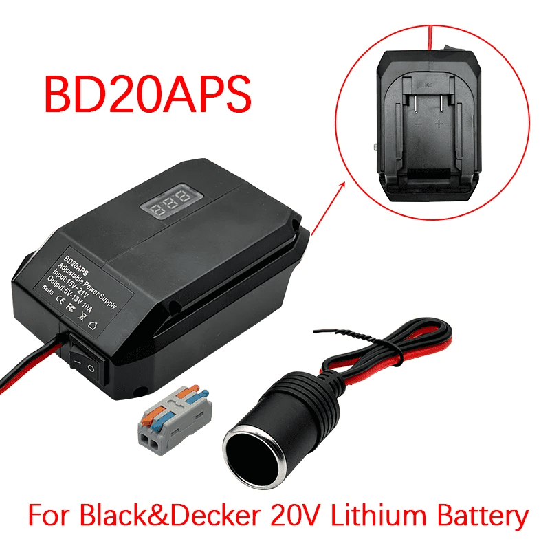 20V to 12V Step Down Converter for Black and Decker 20V Power Wheel ...