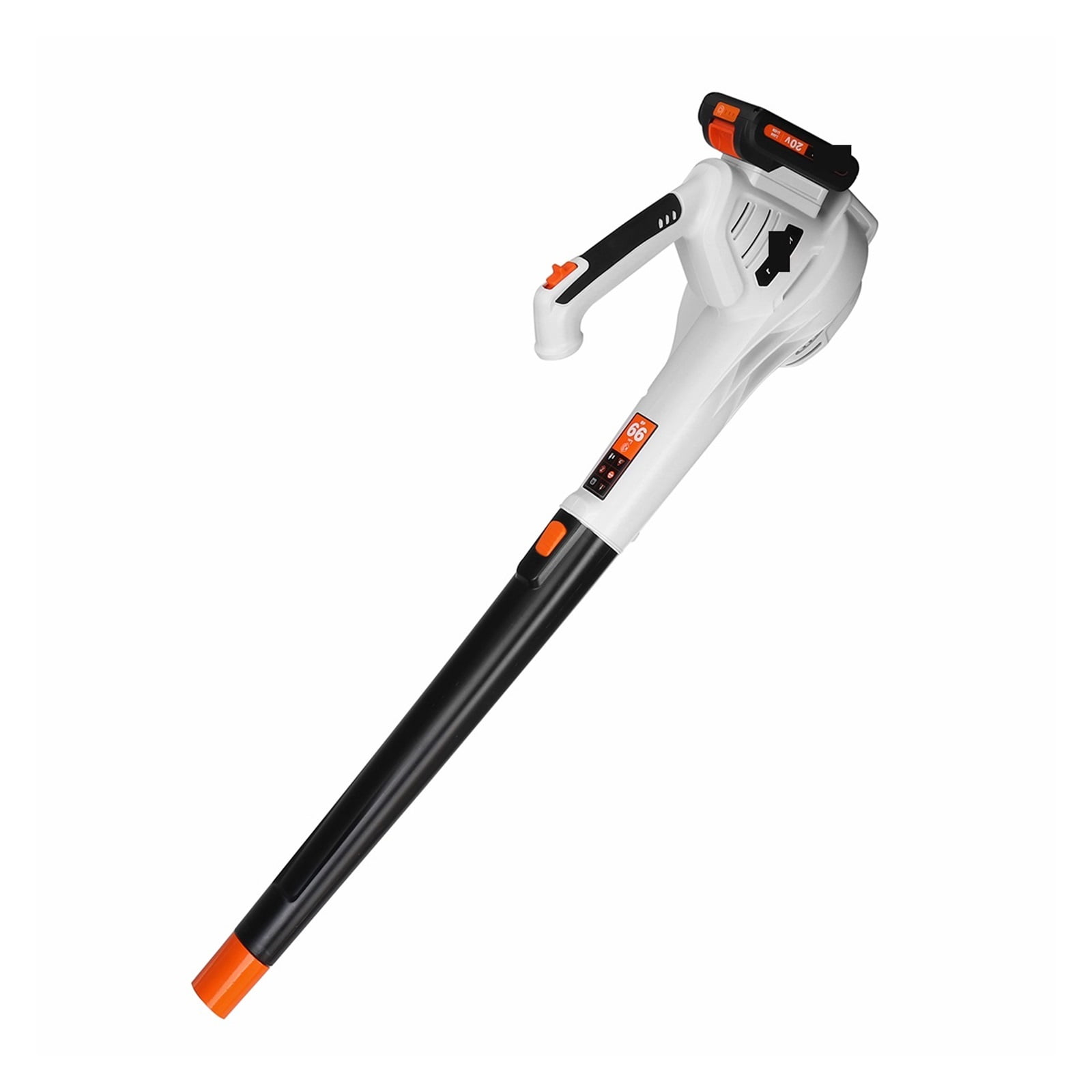 20V 1600W 205CFM Speed Cordless Leaf Blower, Handheld Air Blower With 4 ...