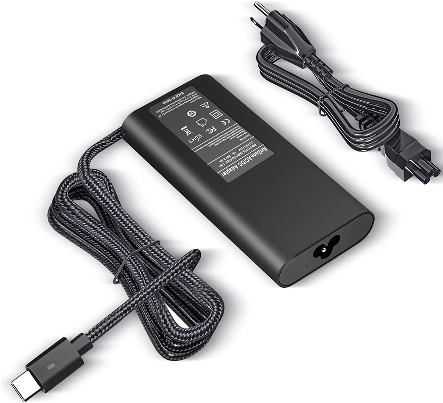 20V 6.5A 130W USB C Type C AC Adapter For Dell XPS 15 9500 9575 2-in-1 ...