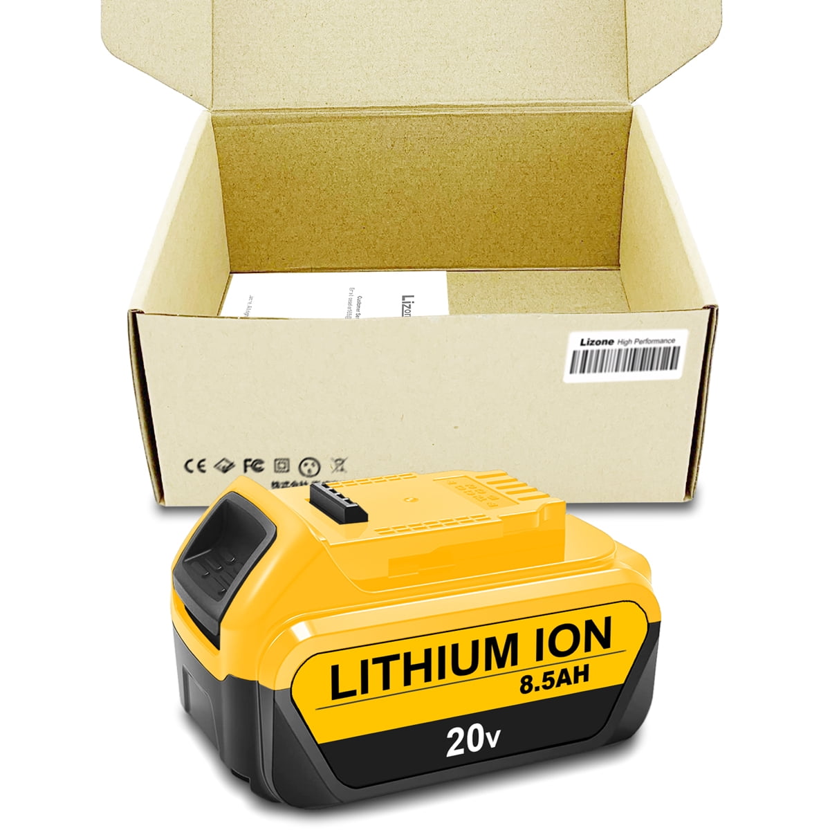 20V 8.5Ah High Capacity Battery for DEWALT 20V Max XR Battery 8.0Ah ...