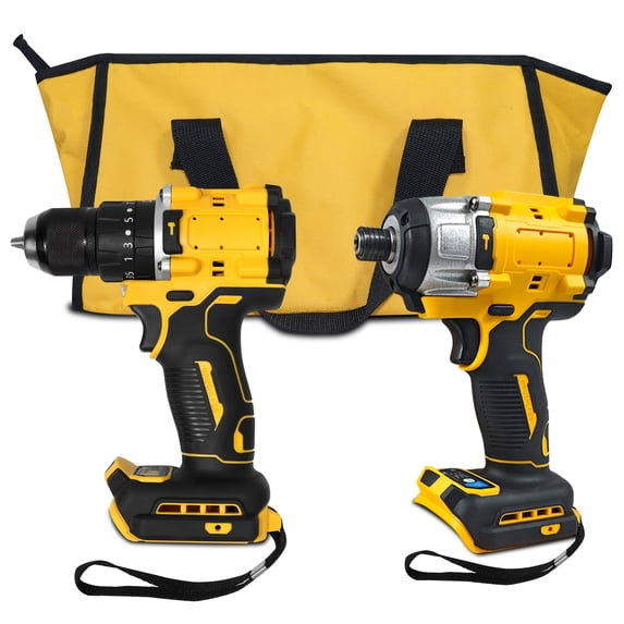 20V Brushless Cordless Hammer Drill, 3/8" Chuck, Compact Variable Speed ...