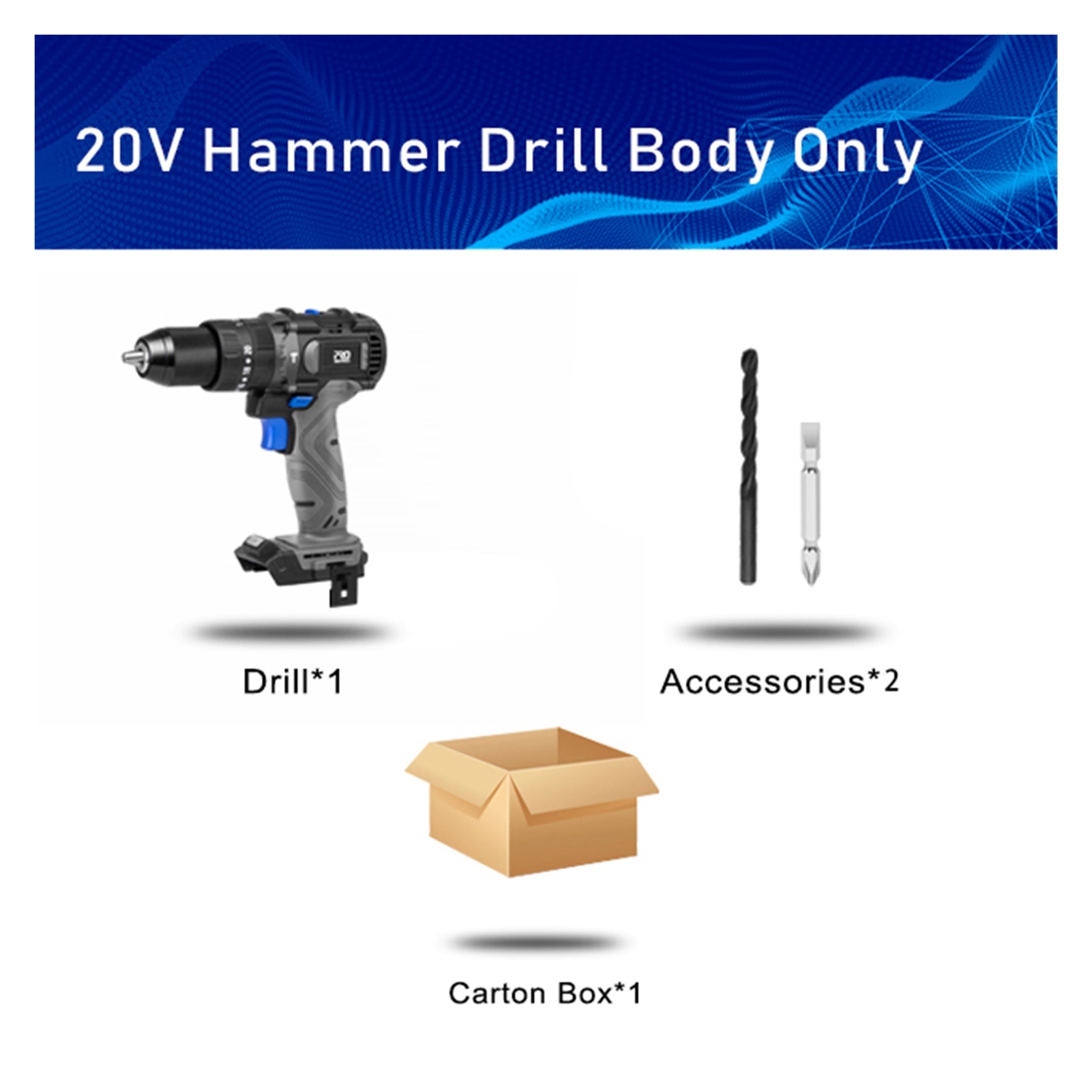 20V Brushless Drill /Angle Grinder/ Burshless Impact Wrench/Air ...