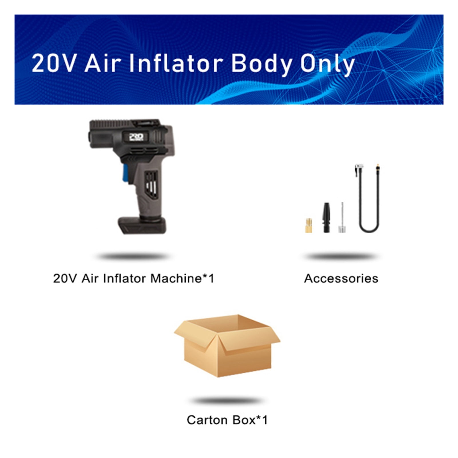 20V Brushless Drill /Angle Grinder/ Burshless Impact Wrench/Air ...