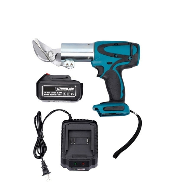 20V Cordless Electric Iron Scissor Metal Cutting Tool Iron Shear Sheet ...