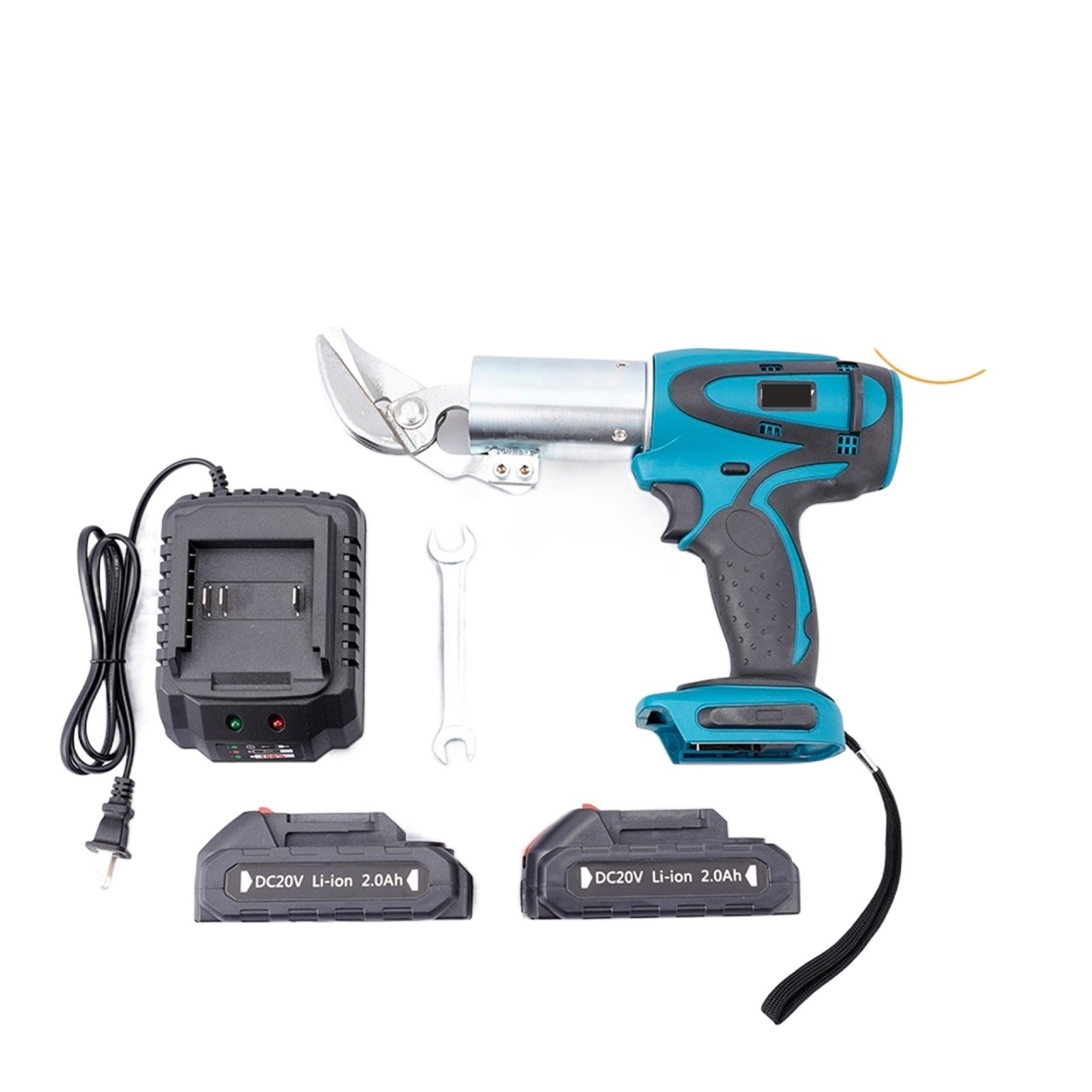 20V Cordless Electric Iron Scissor Metal Cutting Tool Iron Shear Sheet ...