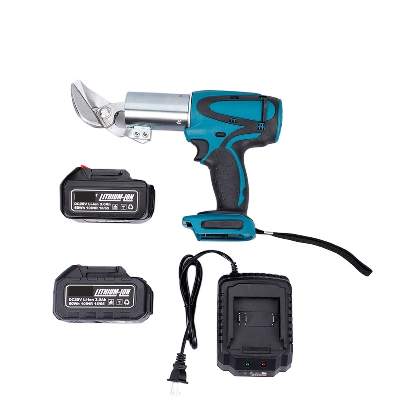 20V Cordless Electric Iron Scissor Metal Cutting Tool Iron Shear Sheet ...