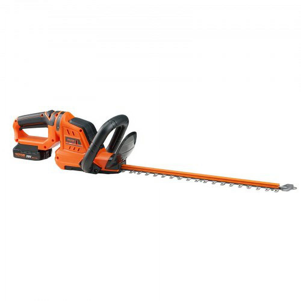 20V Cordless Hedge Trimmer, 18 inch Double-edged Steel Blade, Hedge ...