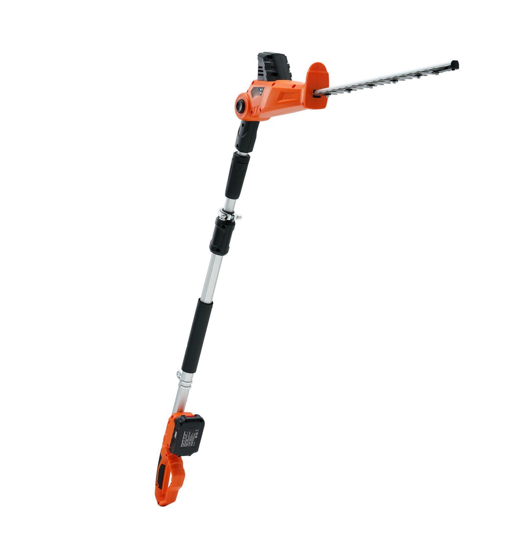 20V Cordless Hedge Trimmer, 18 inch Double-edged Steel Blade, Pole ...