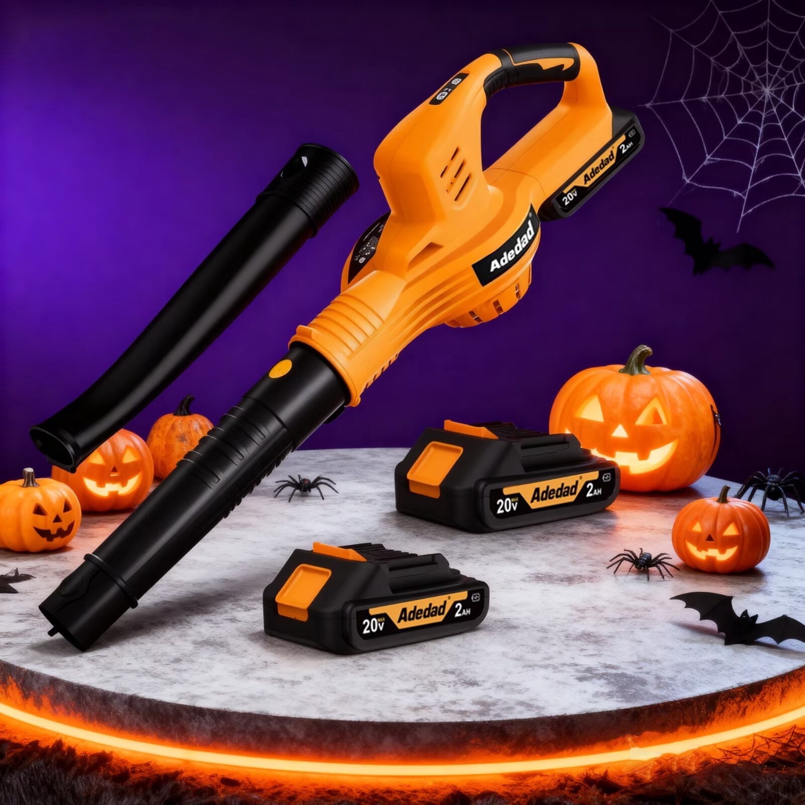 20V Cordless Leaf Blower with 2 Batteries and Charger, 150 MPH High ...