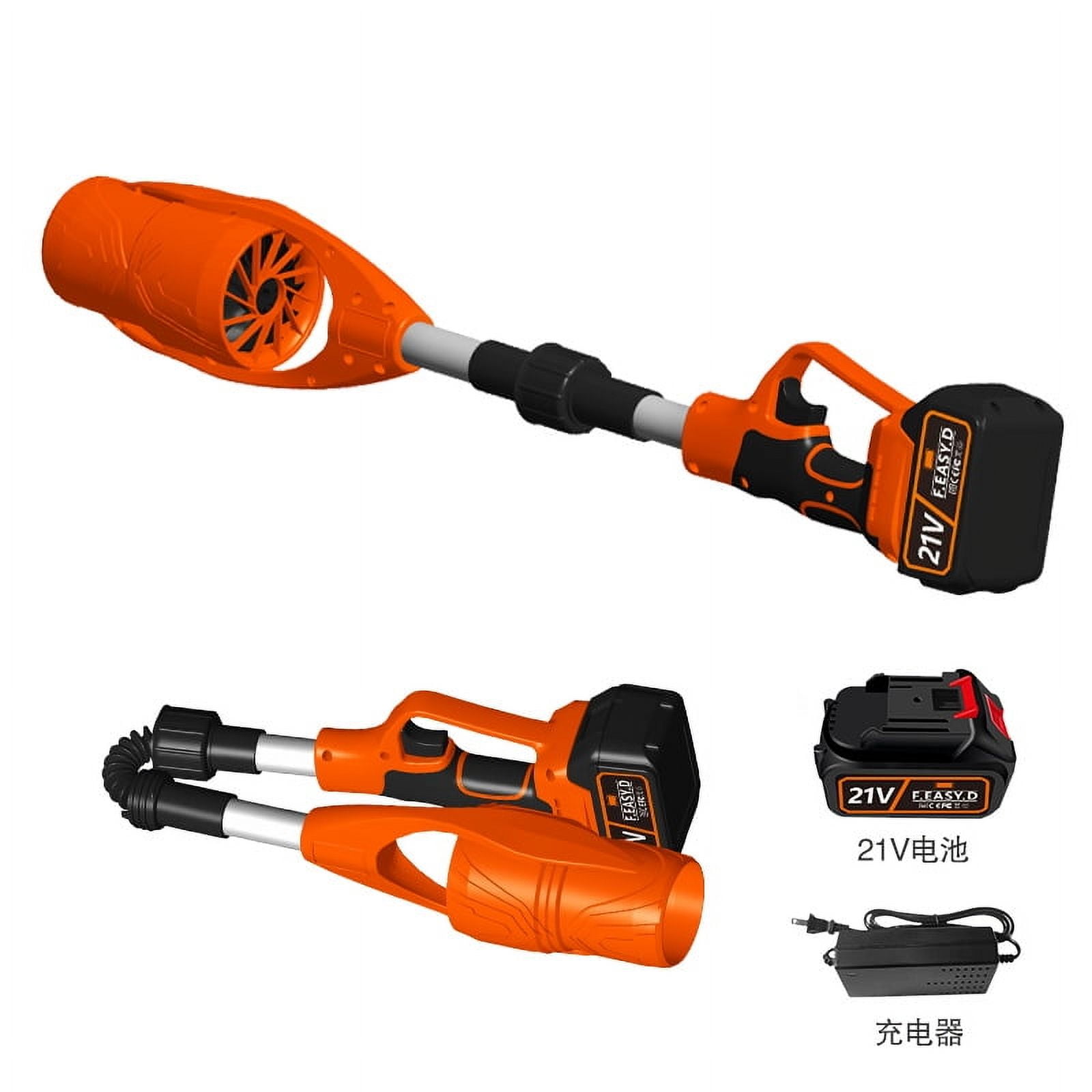 20V Cordless Leaf Blower,AILKIN High Speed Foldable Air Leaf Cleaner ...