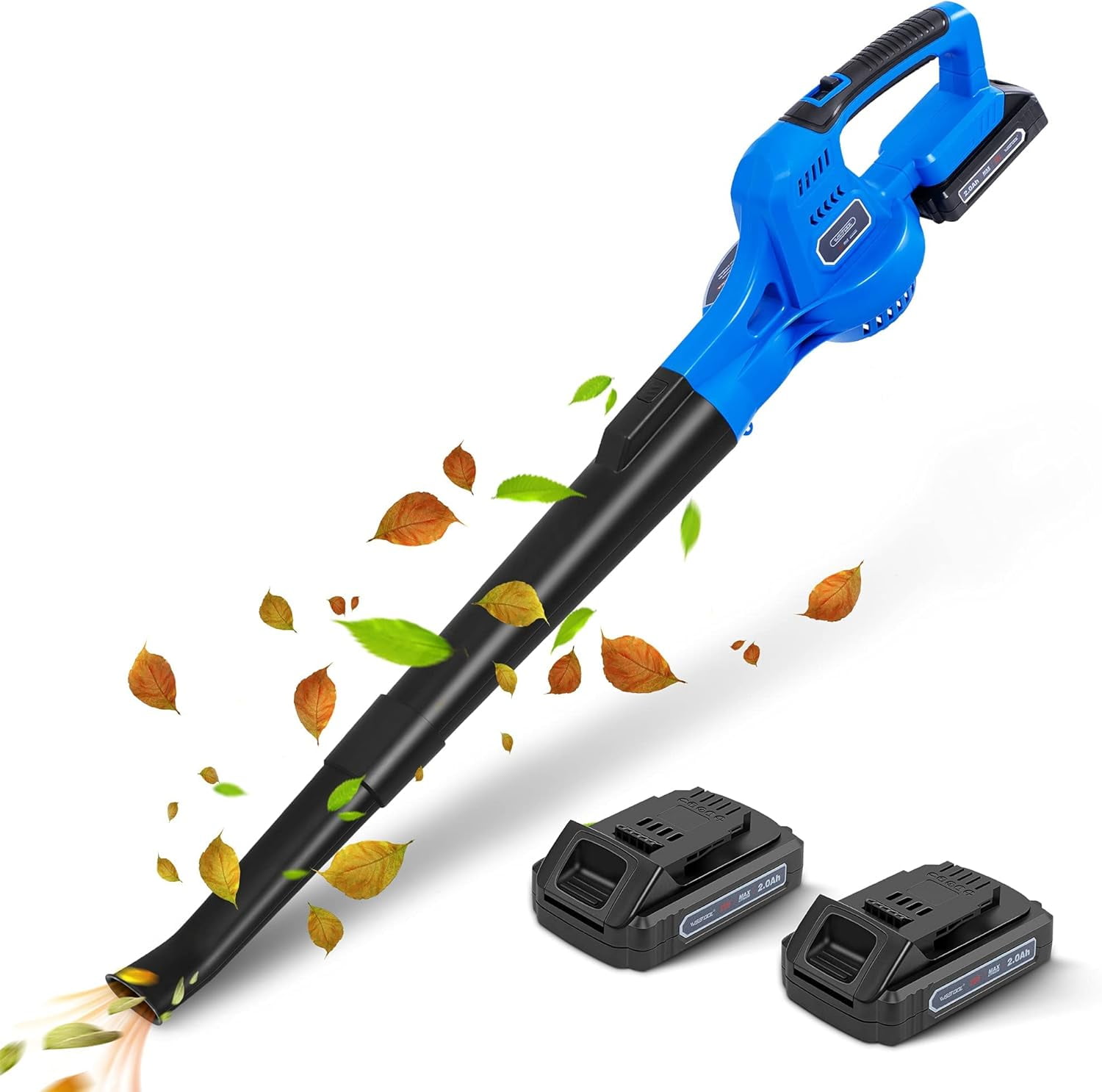 20V Cordless Leaf Blower with Battery and Charger, Leaf Blower Battery ...