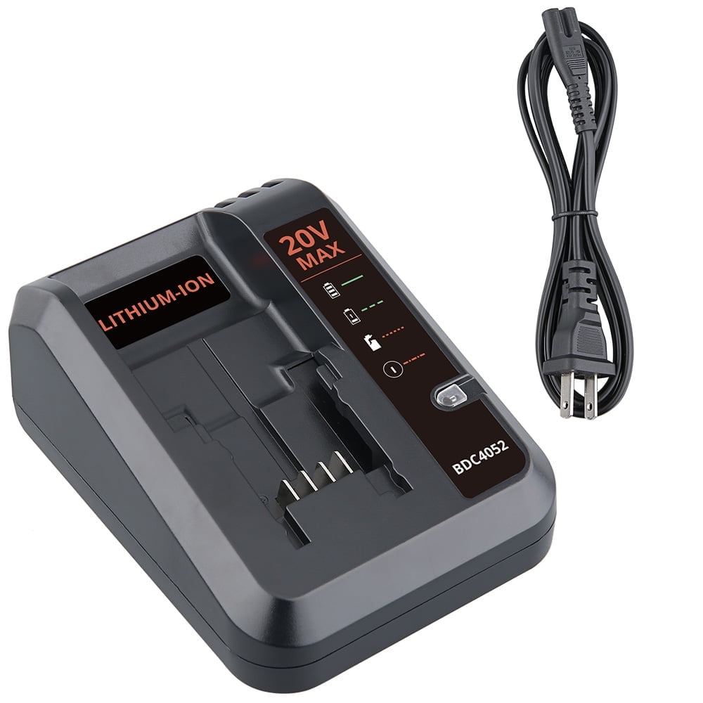 20V Lithium Battery Fast Charger Compatible with Black and Decker ...