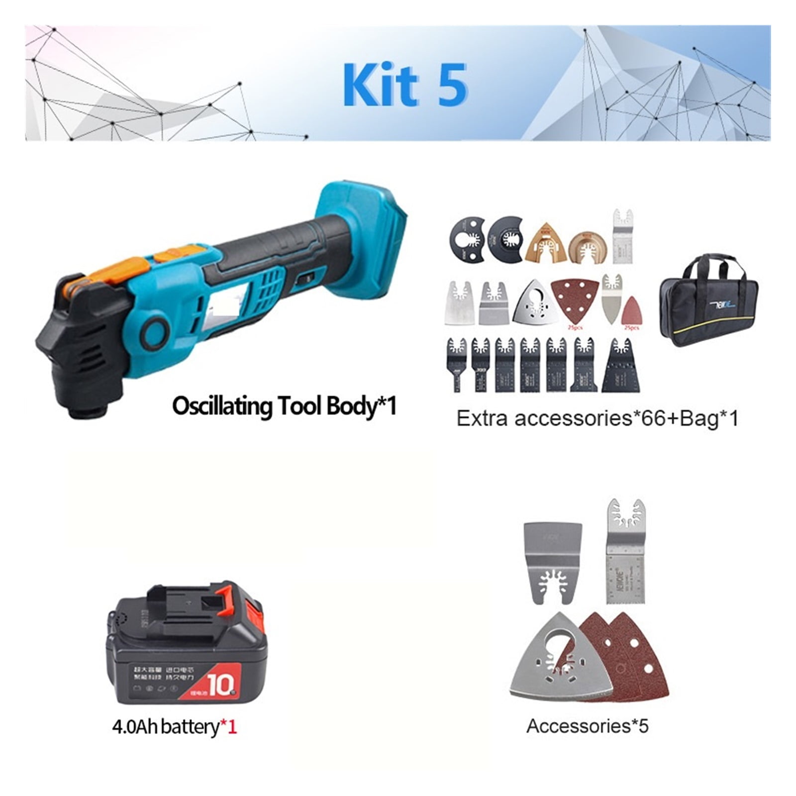 20V Multi-tool 18V Multifunctional Tools Oscillating Power Tools For ...