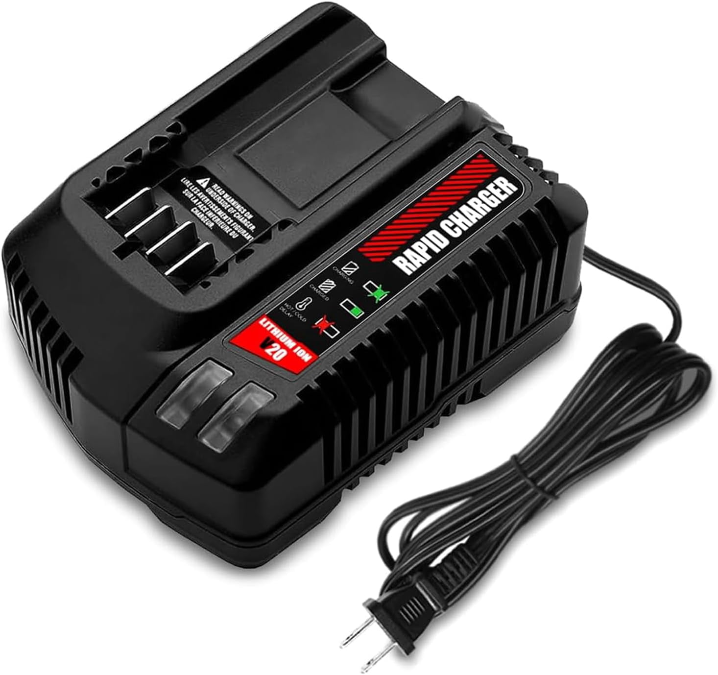 20V V20 Fast Battery Charger CMCB104 Compatible with Craftsman V20 ...
