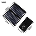 20W/15W/10W Foldable Solar Panel Portable Dual Usb 5V Charger for ...