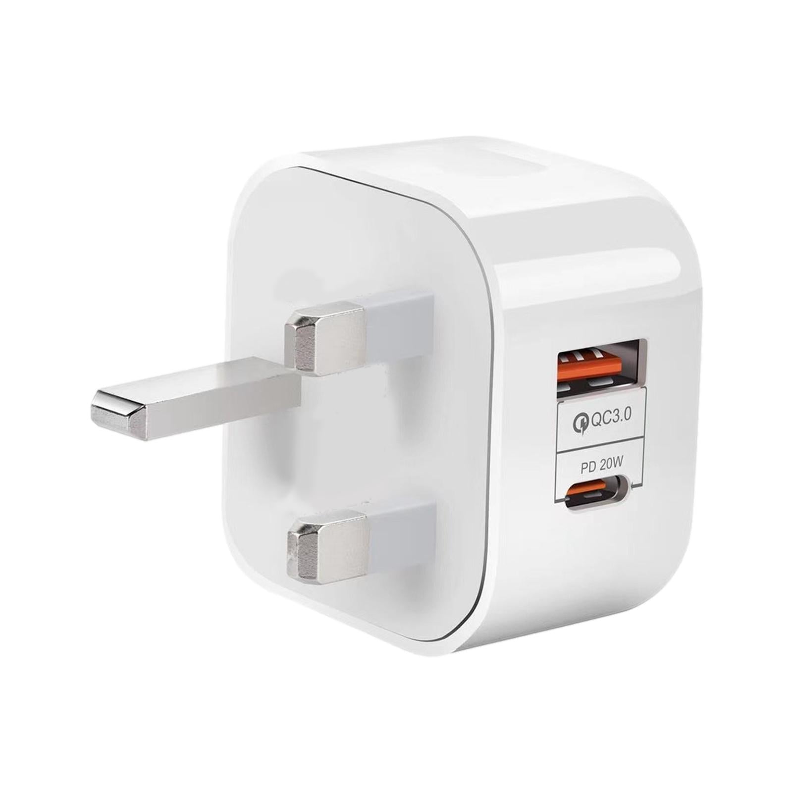 20W Charger, 20W Two Port Type C USB Charger Block, Fireproof Charging ...