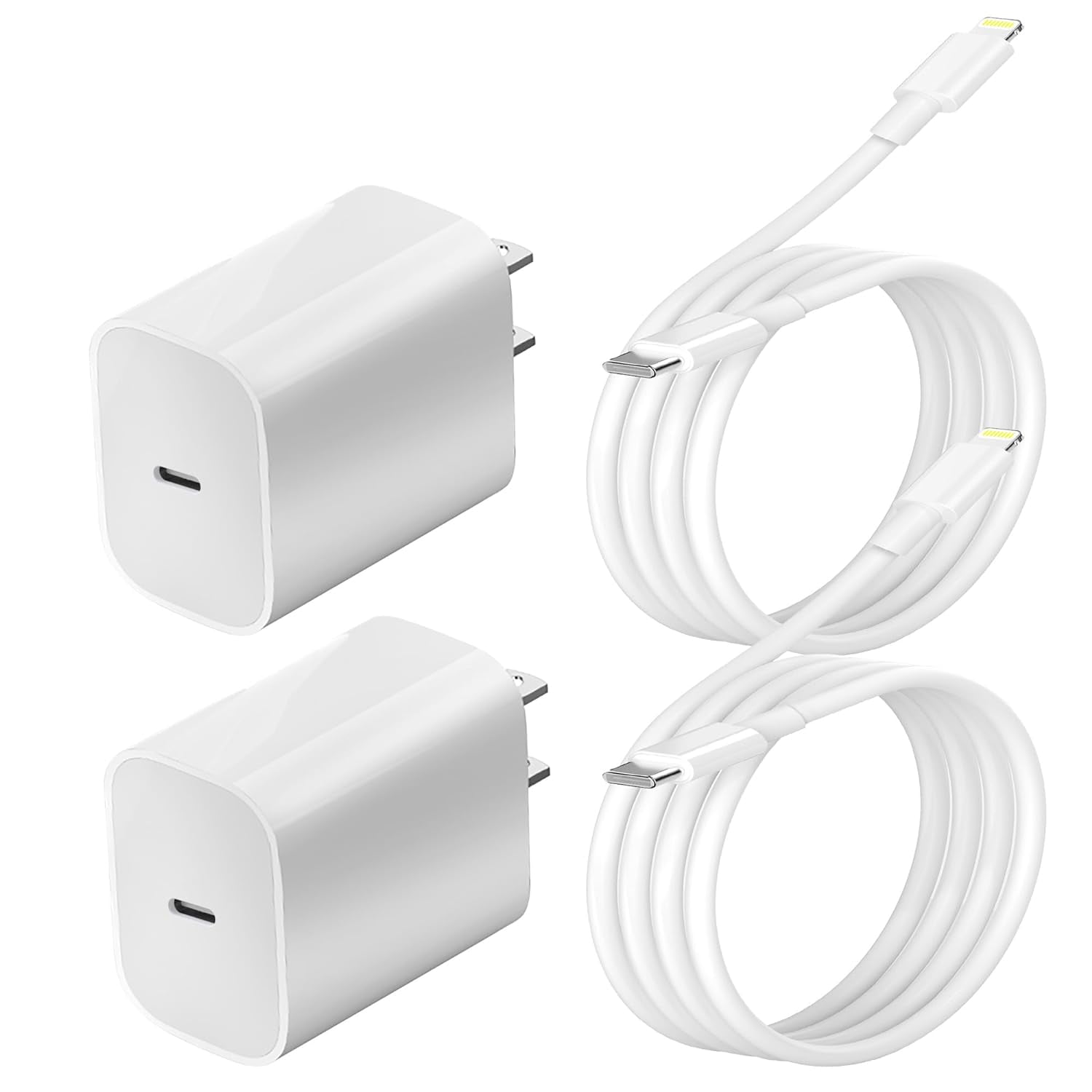 20W Fast Charger for iphone , 3Pack Compatible for iphone 14 13 12 11 ...