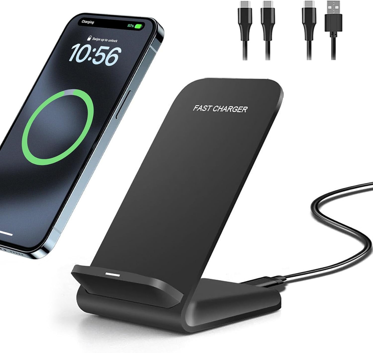 20W Fast Wireless Charger,Wireless Charging Stand Compatible with ...