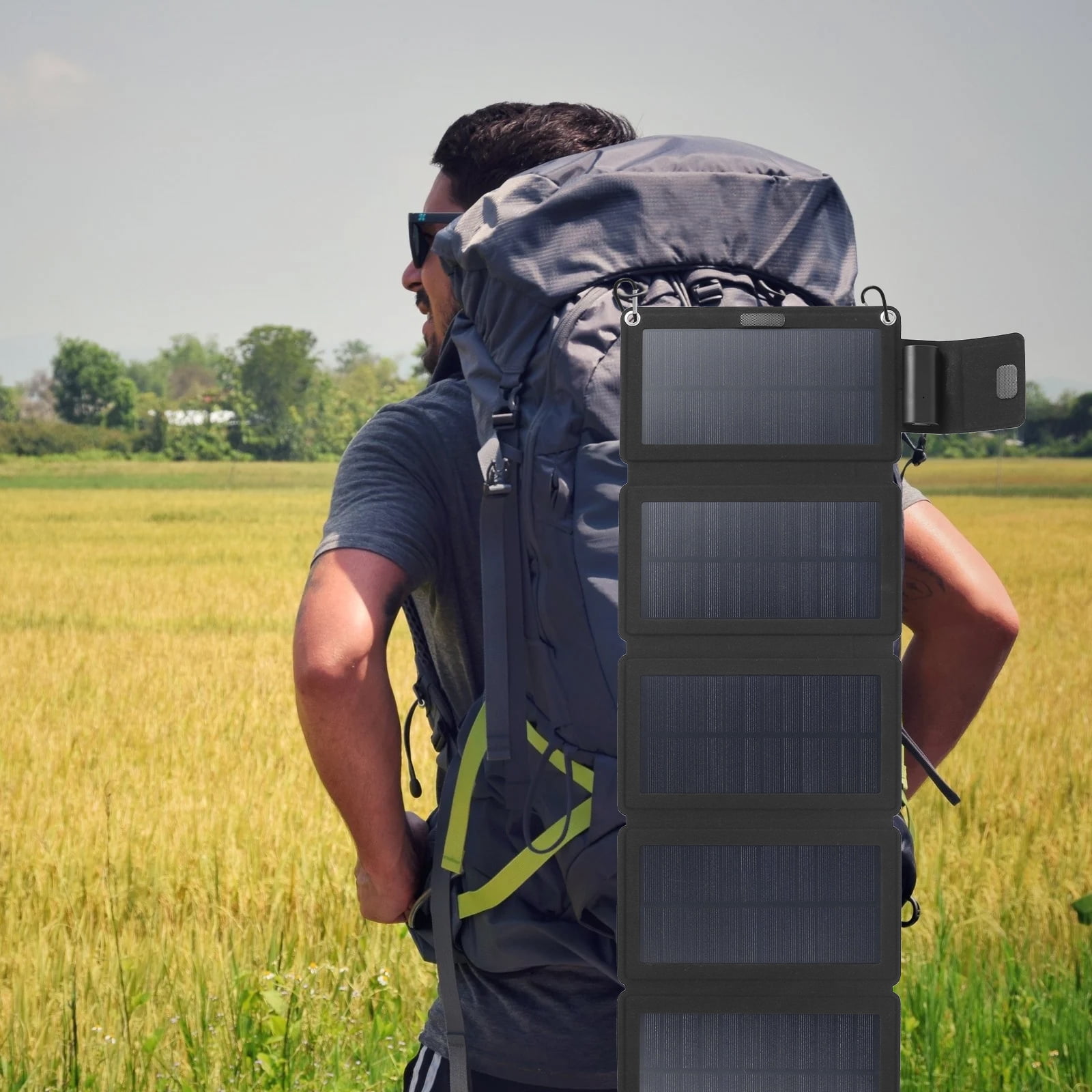 20W Folding Solar Panel Charger IP55 Waterproof Portable Solar Panel ...