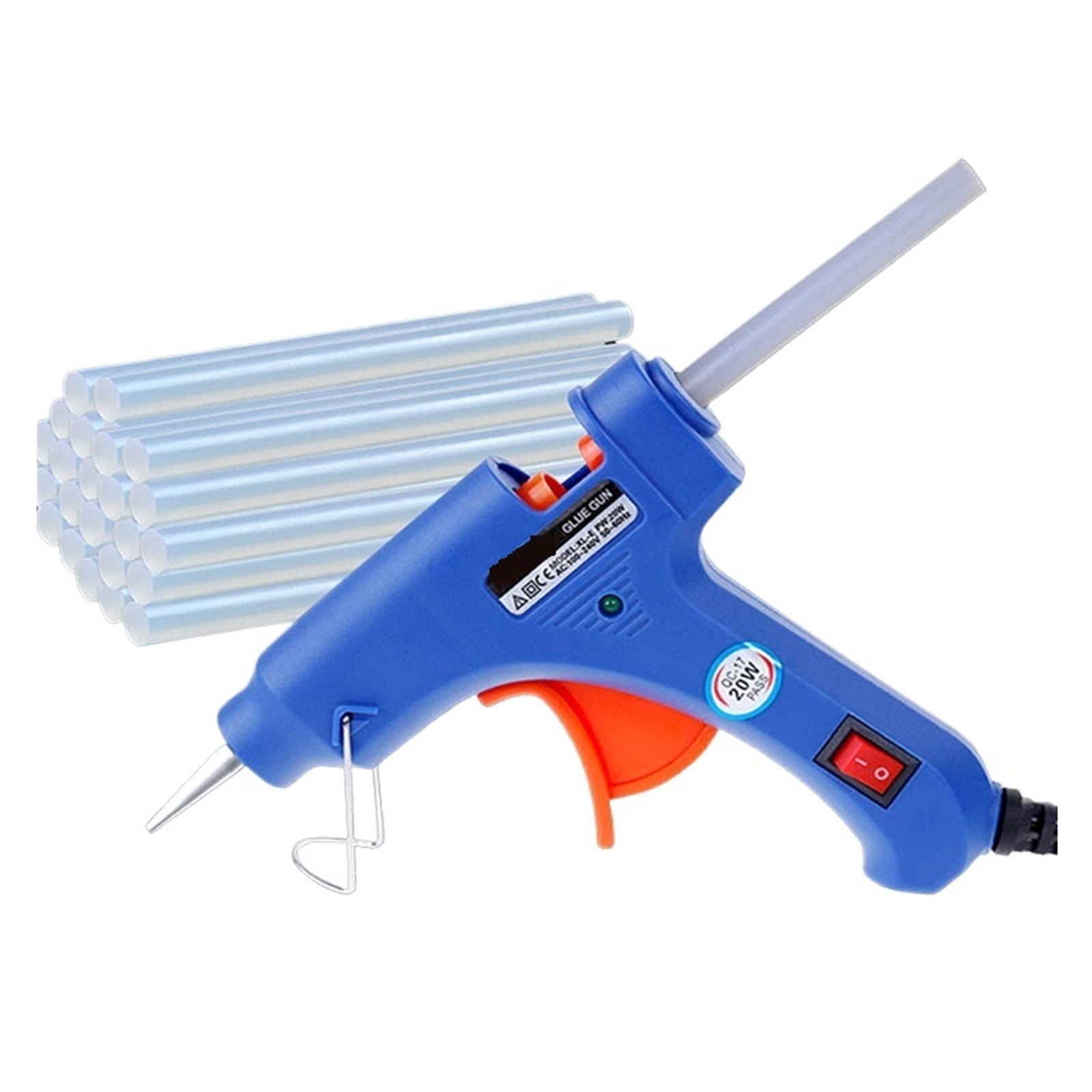 20W Glue Gun Mini Hot Melt Glue Gun Electric Heat Temperature Gun ...