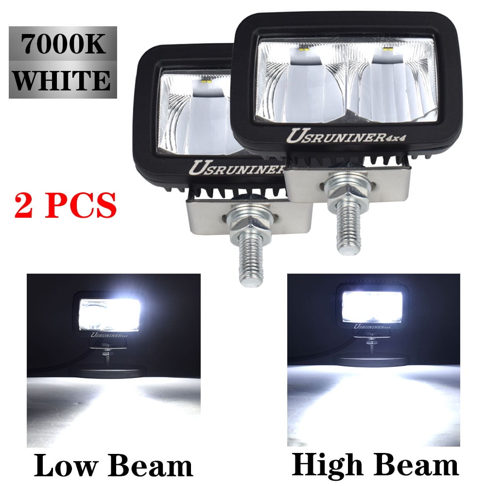 20W LED Light Car MOTO High Low Beam Yellow White headlight Truck ATV ...