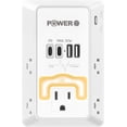 20W PD Fast Charging Wall Outlet with USB Ports (2C2A), Electrical ...