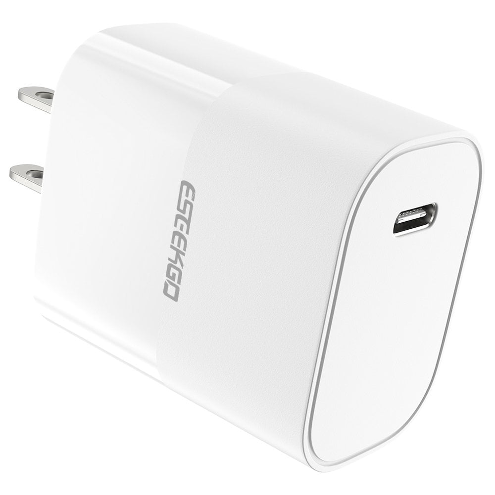 20W PD Power Delivery USB-C Wall Charger - White - Walmart.com