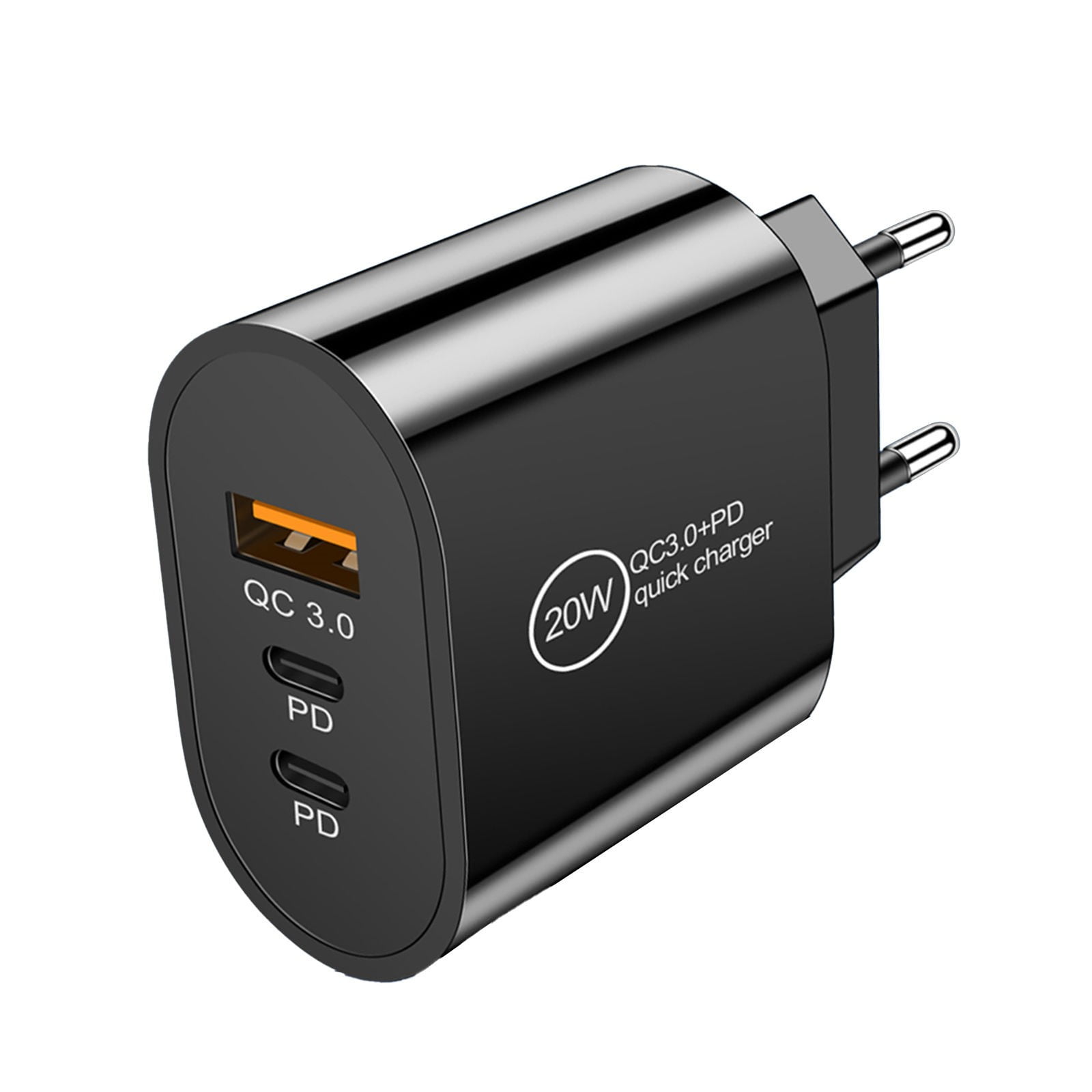 20W USB C Fast Charger - Dual Port PD, Compact/Travel Ready, for ...