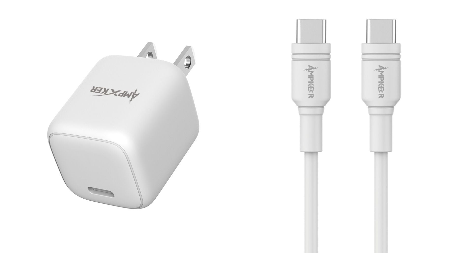 20W Ultra Fast Charging USB-C PD (Power Delivery) Compact Mini Cube ...