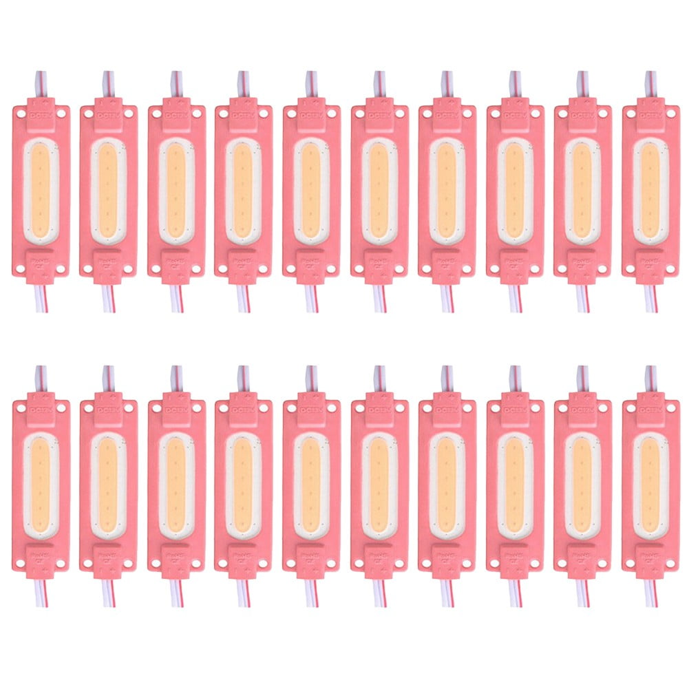 20X 12V 5730 COB Car LED Light 6 LED Super Bright Module Light Strip ...