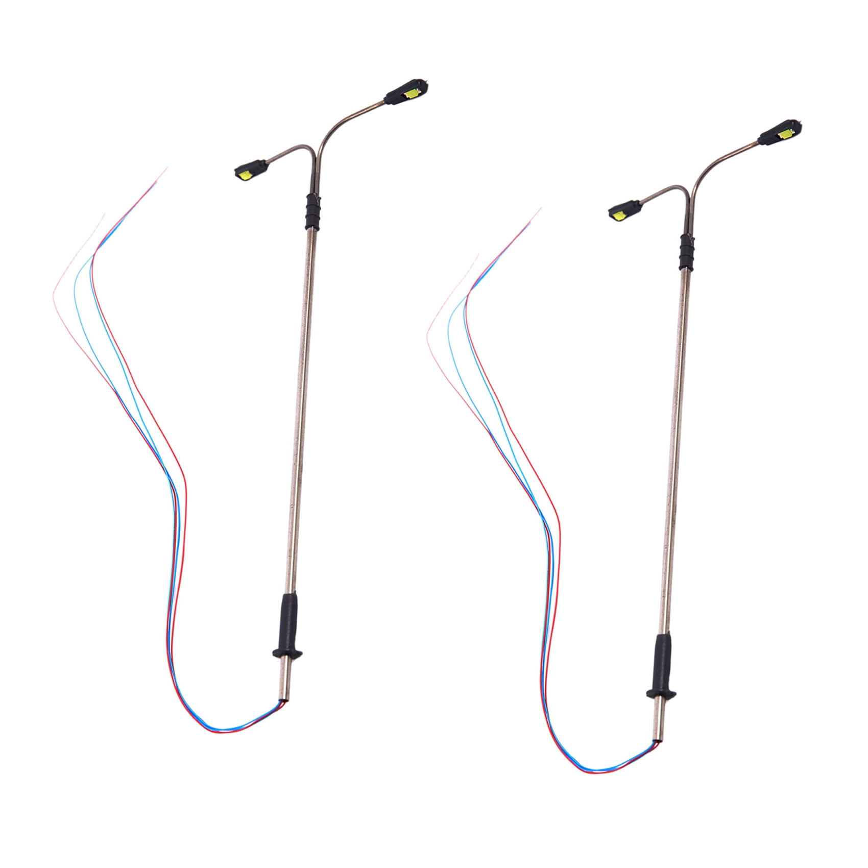 20X 2LED 1:100 Scale Street Light Scenery Mini Lamppost for Sand Table ...