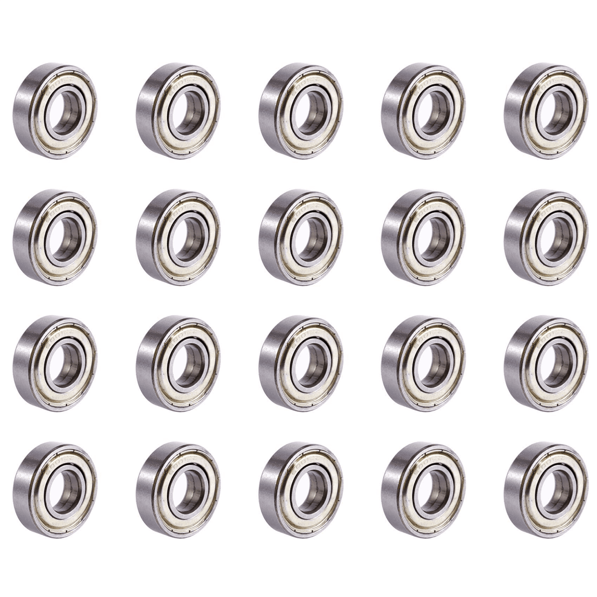 20X 6001ZZ Double Shielded Deep Groove Ball Bearings 28mm X 12mm X 8mm ...
