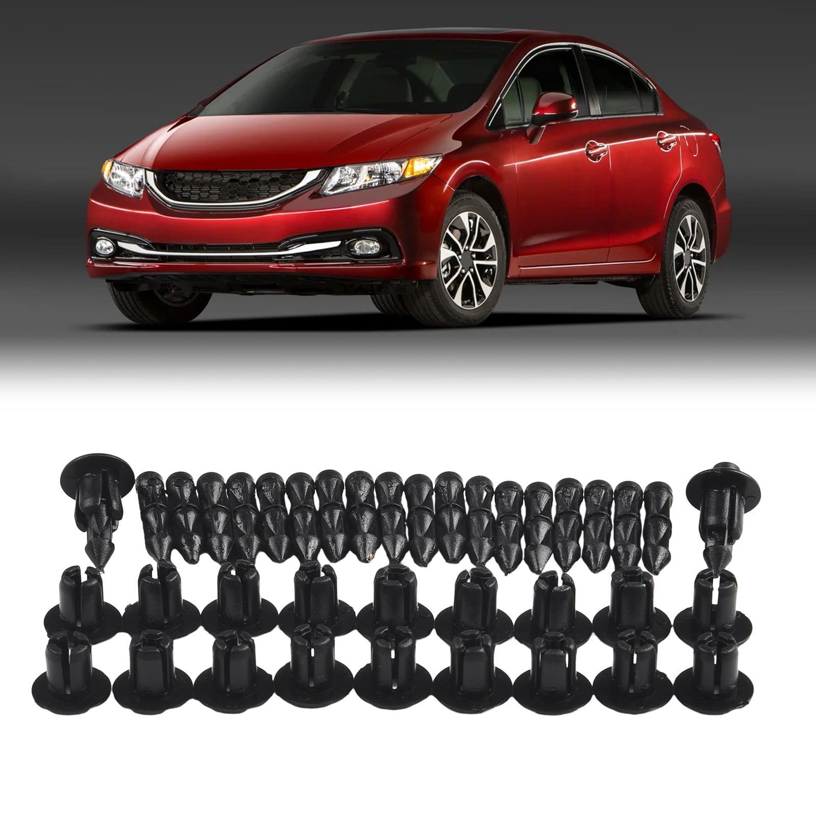20X 6Mm Plastic Rivet Bike Fairing Trim Clips- for Suzuki for Toyota ...