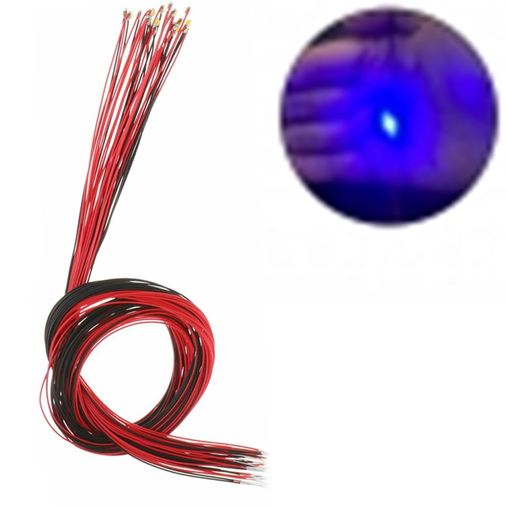 20X 7 Colors Mini Bulbs Pre Wired 1206 Smd Pre-Soldered Micro-Leds ...