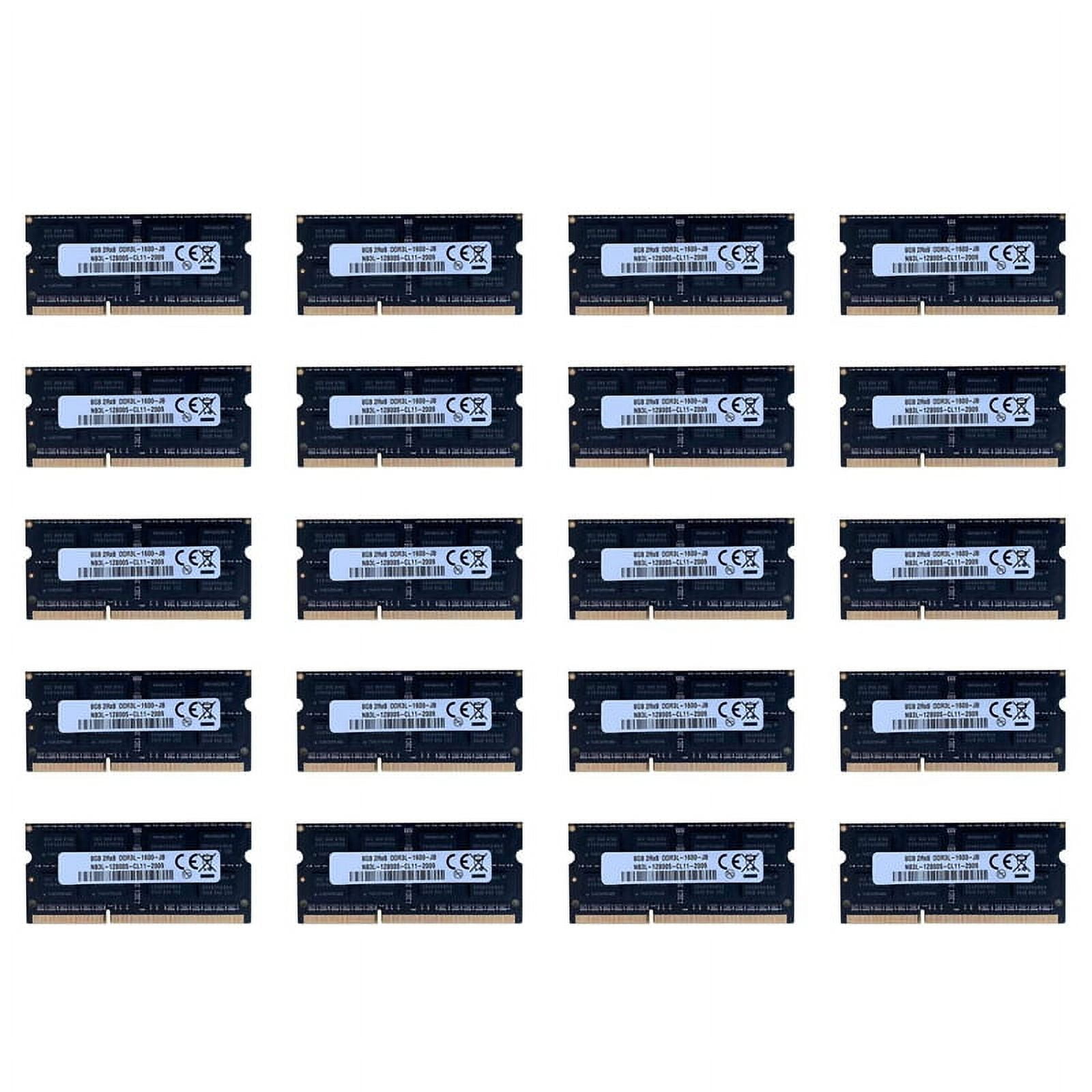 20X DDR3 8GB Laptop Ram Memory 1600Mhz PC3-12800 1.35V 204 Pins SODIMM Support Dual Channel for ...