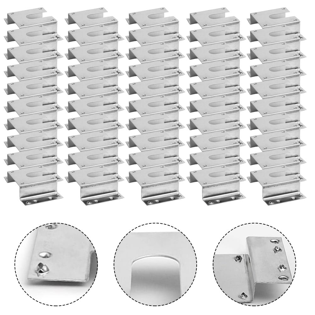 20X Earth Plate Grounding Clip Solar Panels PV Roof Fitting Stainless ...