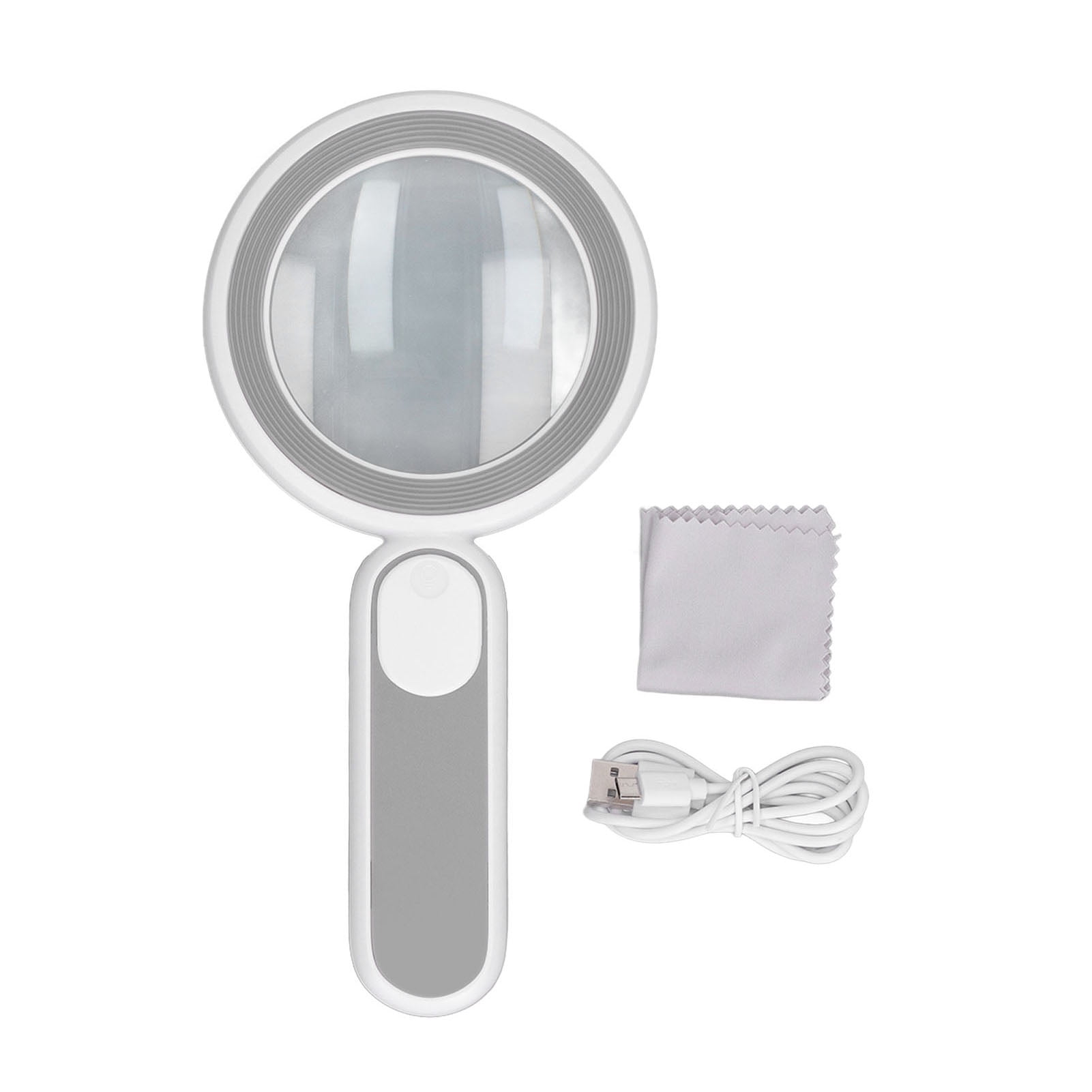 20X Handheld Magnifying Glass, Optical Magnifier with 21 LED Lights ...