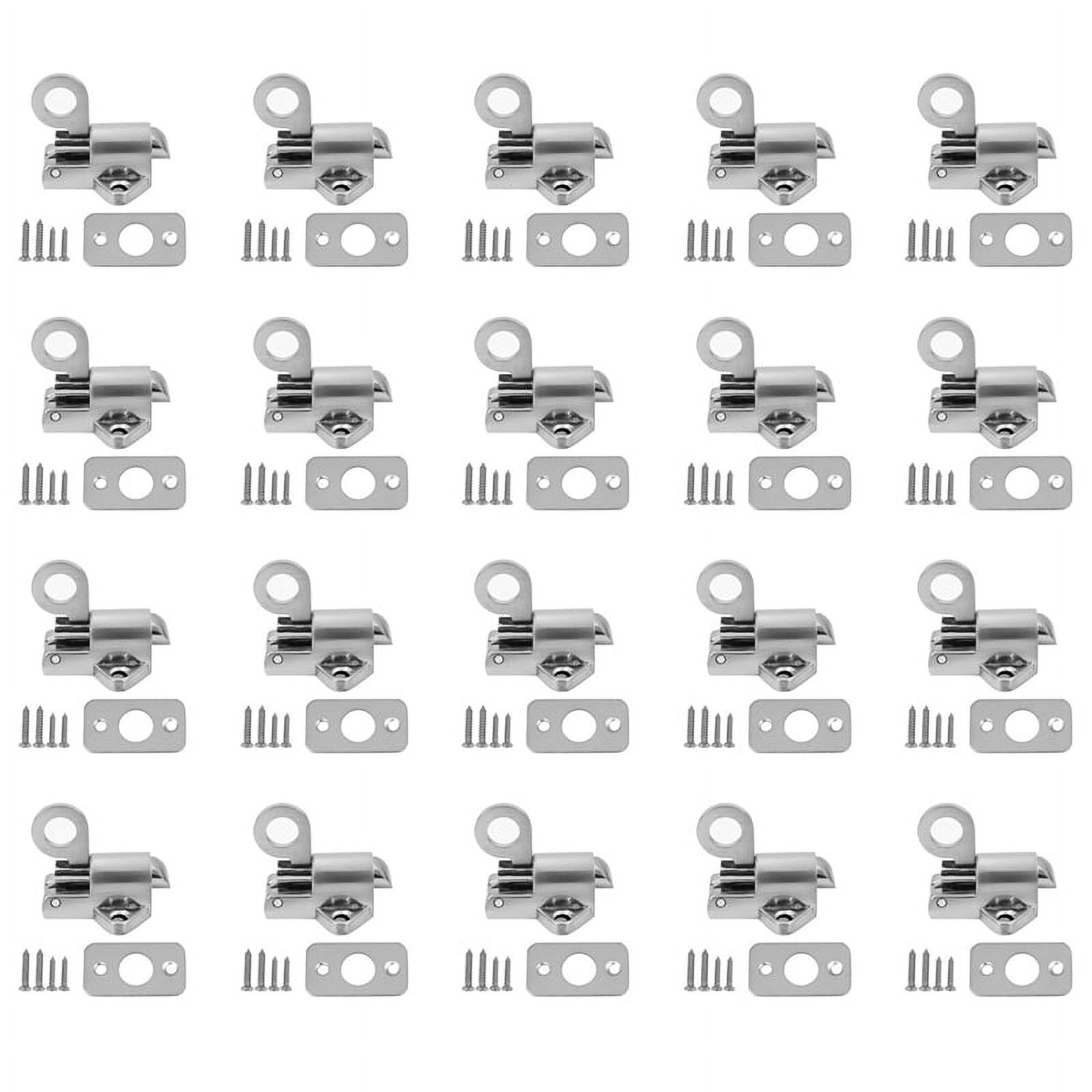 20X Home Security Spring Slide Bolt Window Door Automatic Latch Lock ...